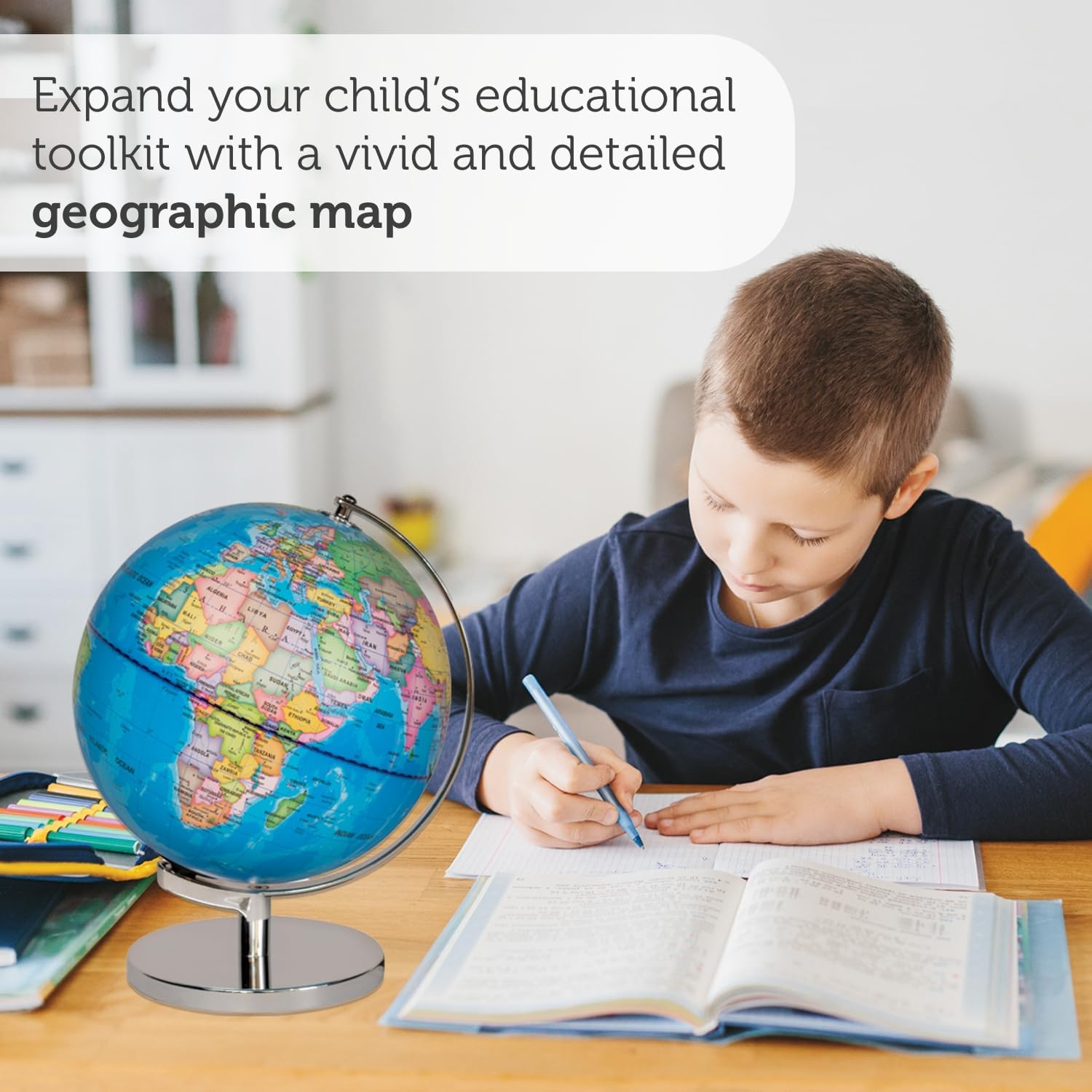 Illuminated Educational Kids Constellation World Globe | 9 inch | LED – Hillwave Networks