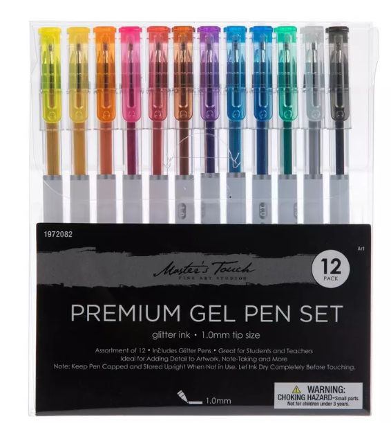 Glitter Gel Ink Pens | 12 Piece Set – Hillwave Networks