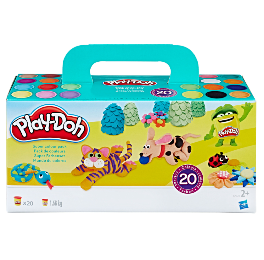 Play-Doh Super Color Pack | Modeling Sculpting Clay | 20 colors ...
