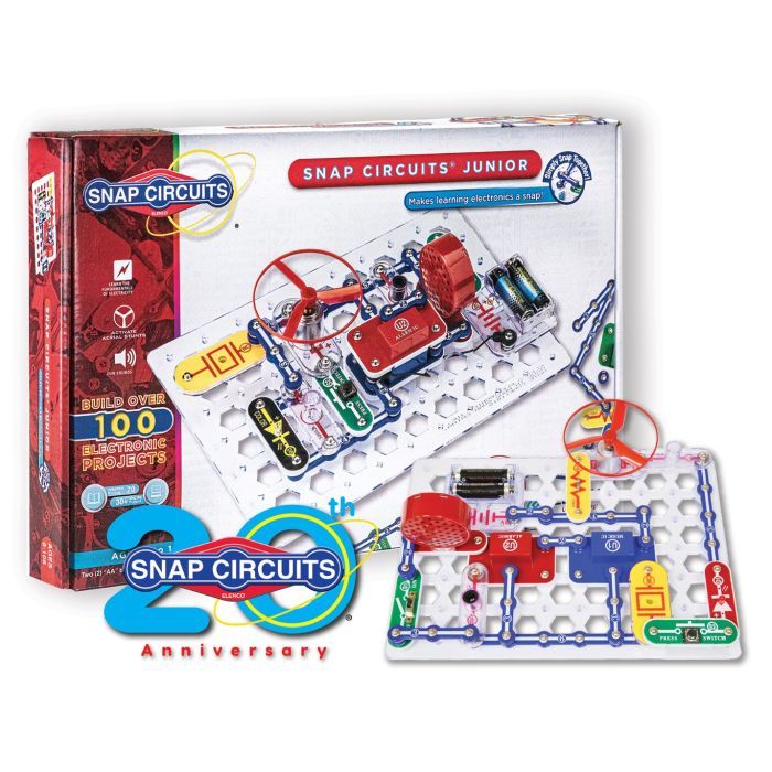 Snap Circuits Junior - Electronic Project Kit for younger students, 10 ...